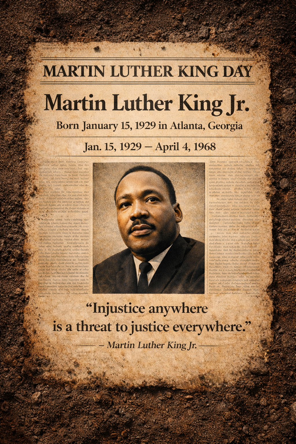 HONOR THE DREAM | MARTIN LUTHER KING JR. TRIBUTE TEE ships on or befor ...